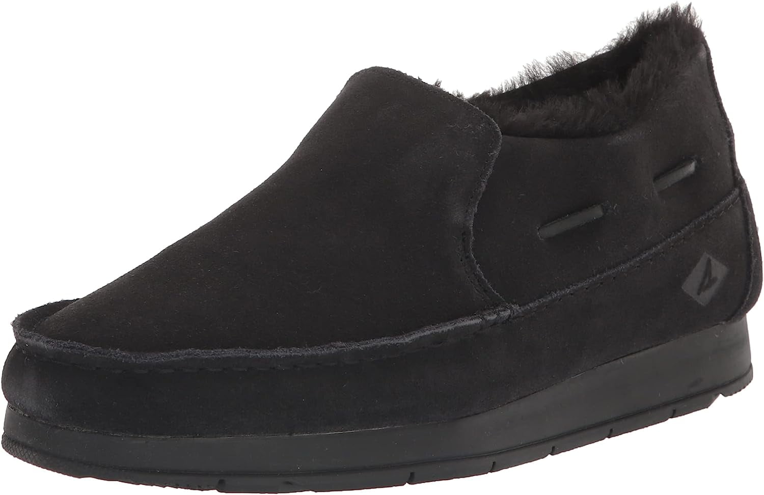 Sperry Top-Sider Moc-Sider Wr Suede Blackout 11M - Walmart.com
