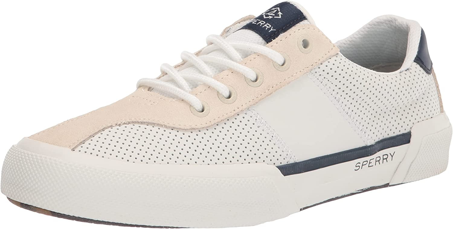Sperry Top-Sider Soletide Racy White/Navy 11M - Walmart.com