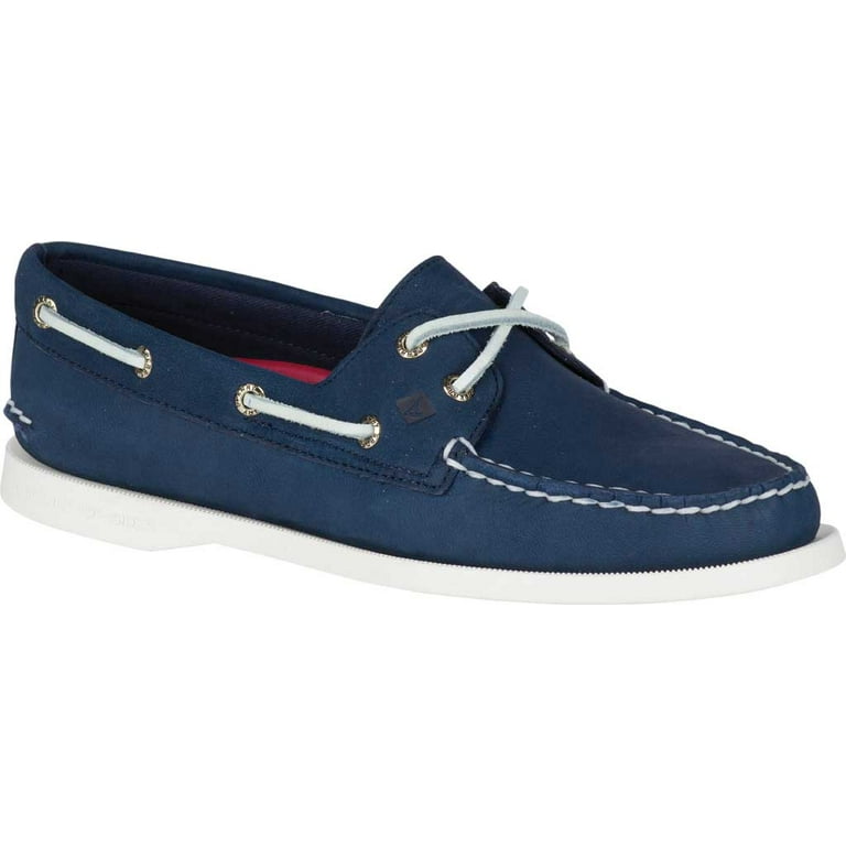 Sperry Women's A/O 2-Eye Boat Shoe in Navy, 10 US - Walmart.com