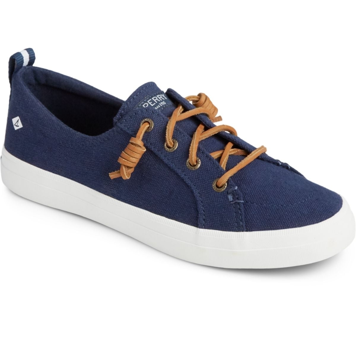Sperry Women's Crest Vibe Linen Sneaker Navy - STS98642 - Walmart.com