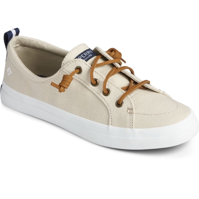 Sperry Women's Crest Vibe Linen Sneaker Oat - STS98644 LINEN/OAT ...
