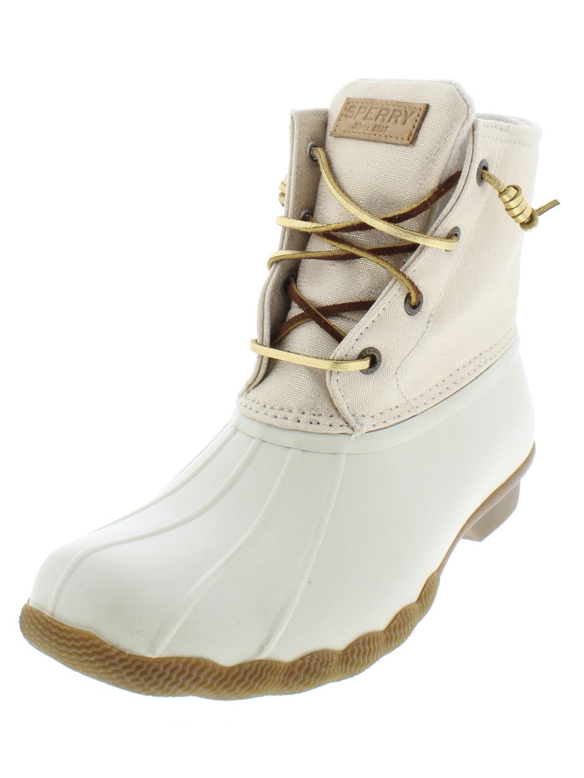 Sperry Womens Saltwater Metallic Canvas Pac Boots - Walmart.com