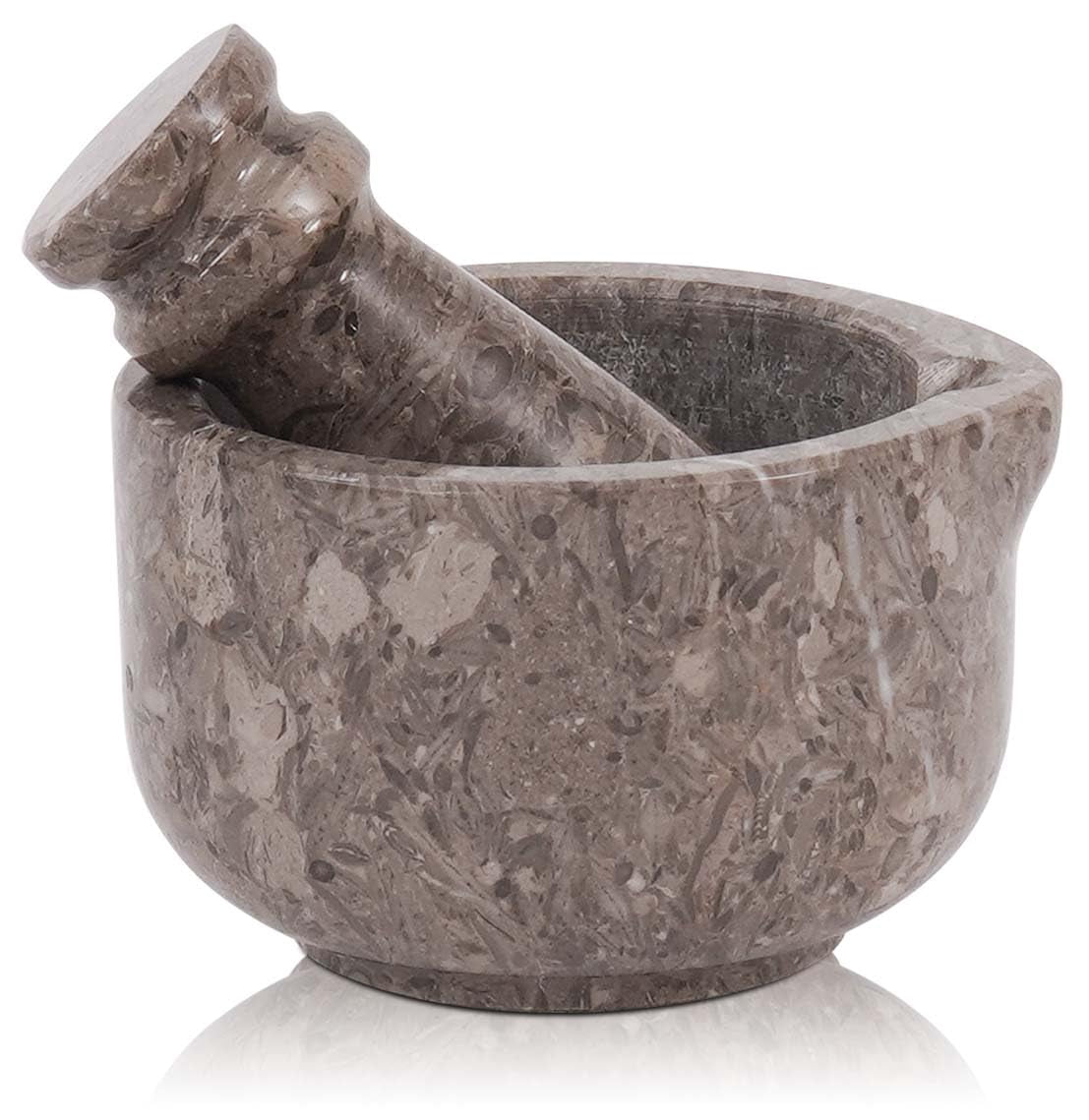 Radicaln 3-inch Marble Mortar and Pestle Set – Oceanic Color – Stone ...