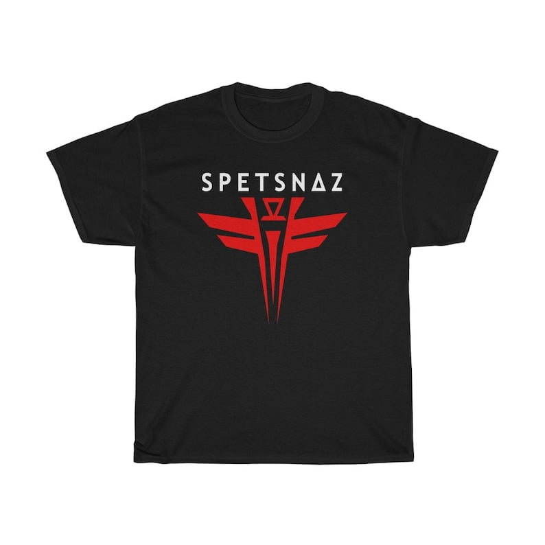 Spetsnaz Logo Russian Army Special Force Navy Black T-Shirt - Walmart.com