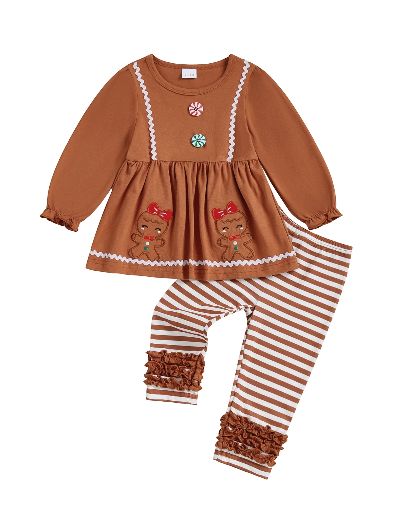 Spewahor Toddler Baby Girls Christmas Fall Outfit 6 12 18 24 Months 2T ...