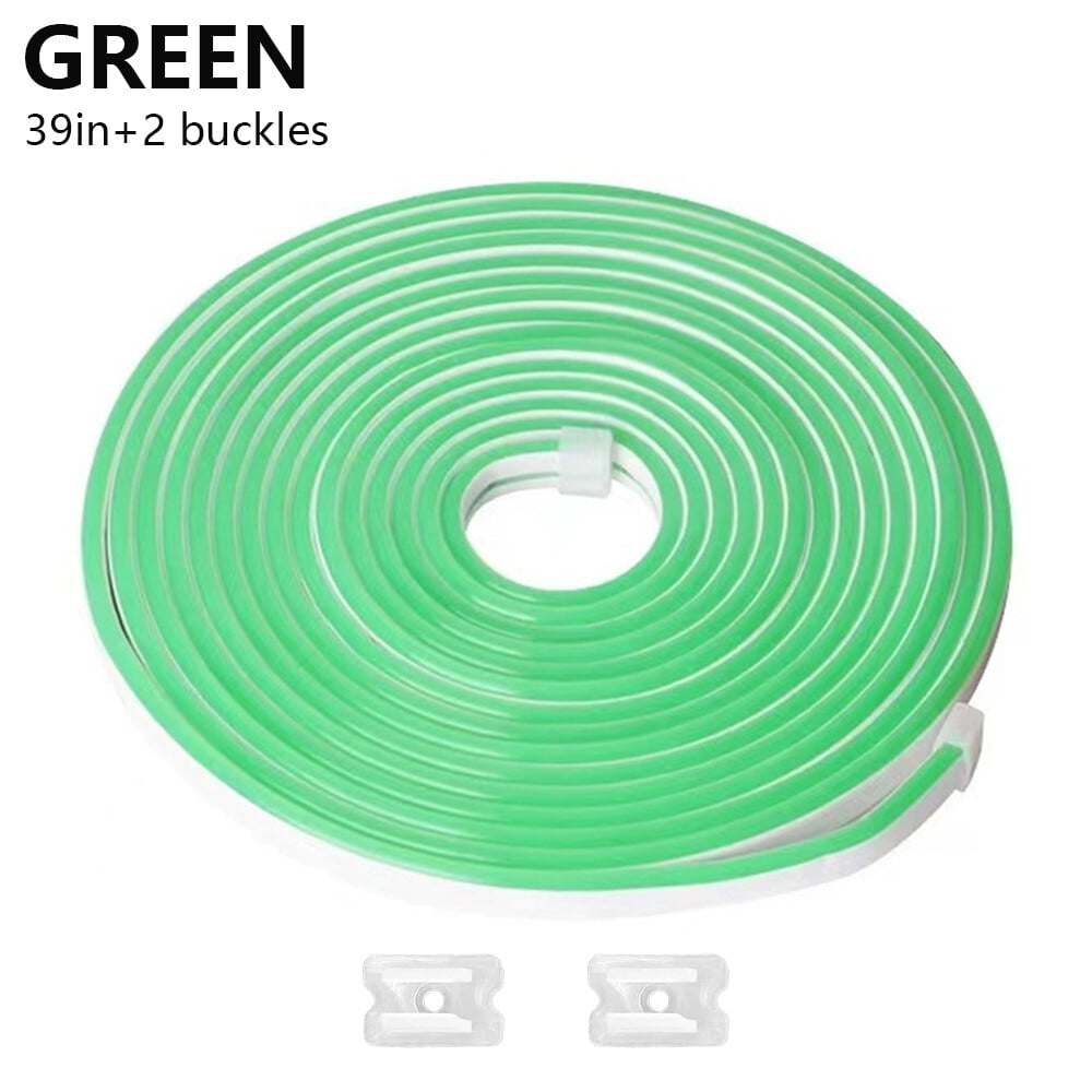 Spfour 3M LED Neon Rope Lights, 12V Flexible Sign Neon Lights Silicone ...