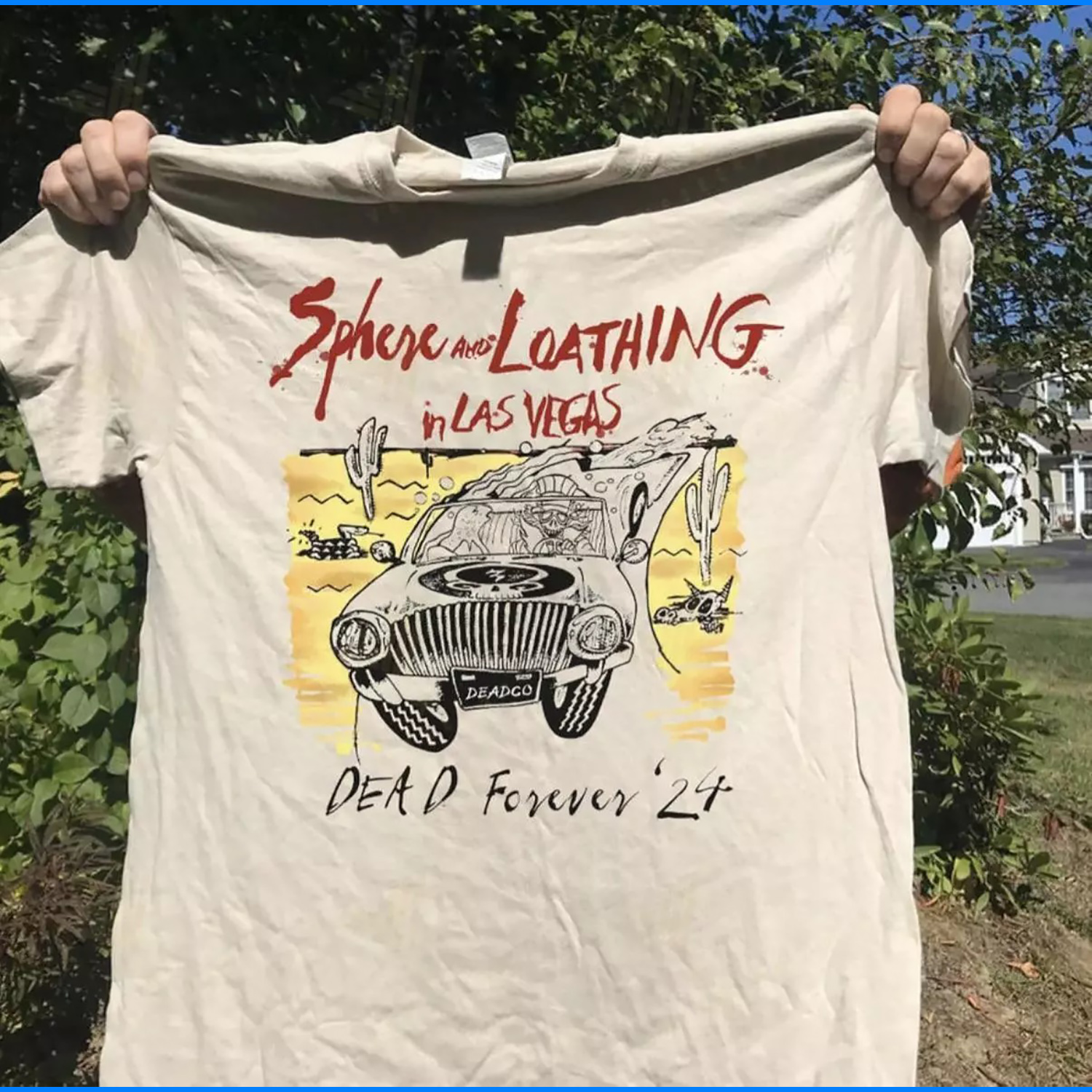 Sphere And Loathing In Las Vegas De_ad Forever '24 T shirt REPRINT ...