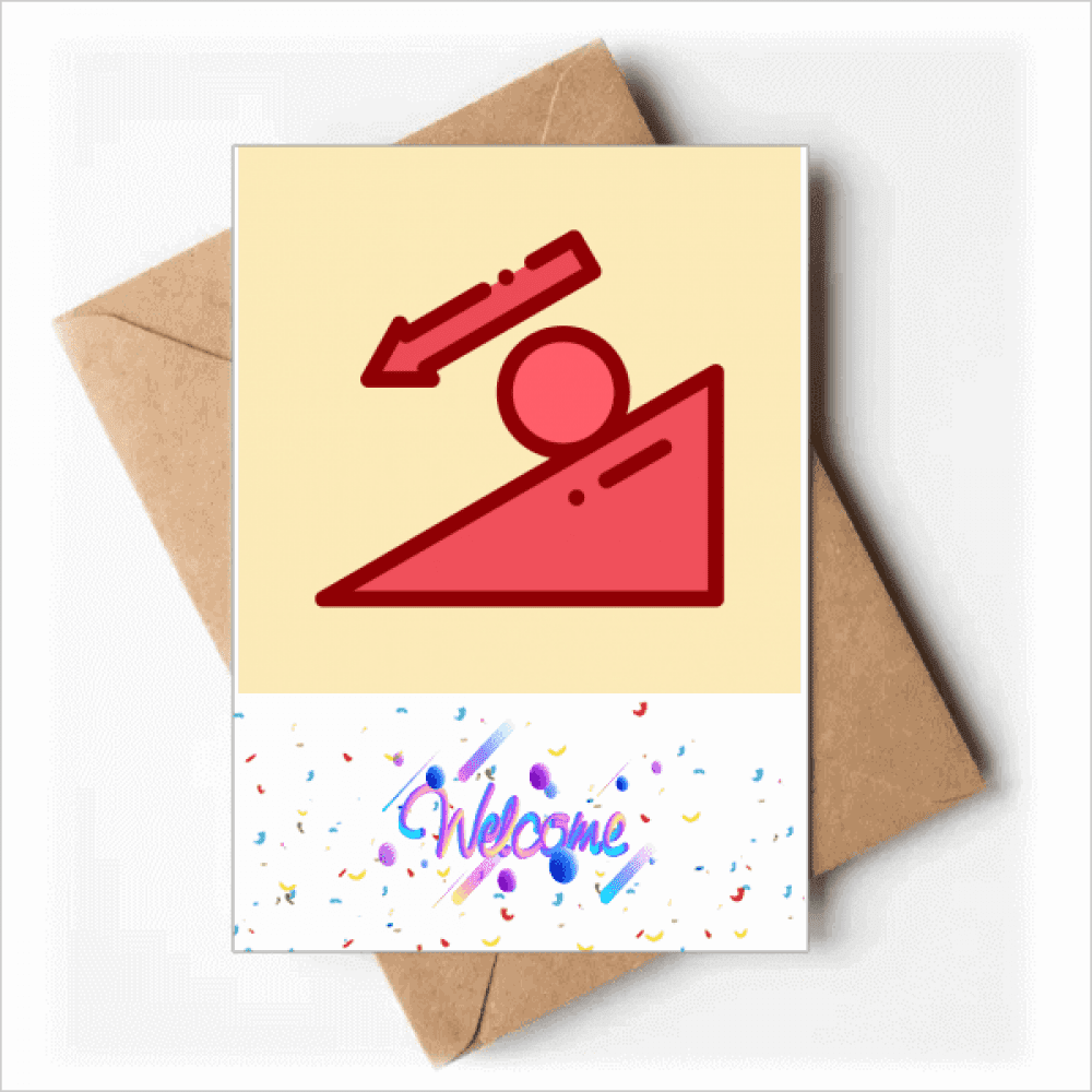 Sphere Bevel Creep Down Dynacs Welcome Back Greeting Cards Envelopes ...