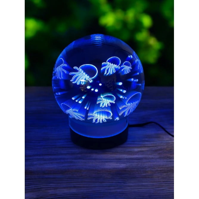 Sphere Diffusers For Essential Oils, 3D Glass Art -Jellyfish- Oil ...