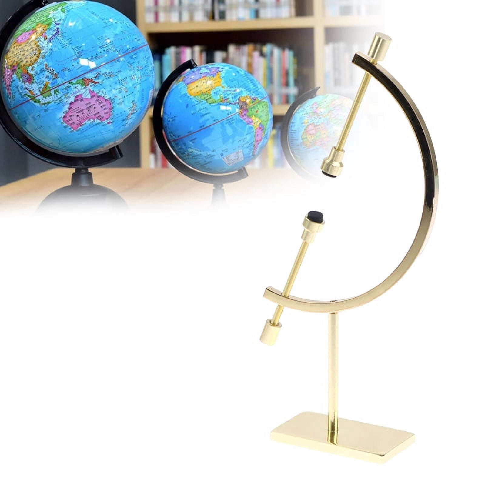 Sphere Metal Base Globe Shape Gold Fashion Stand Glass Ball Display ...