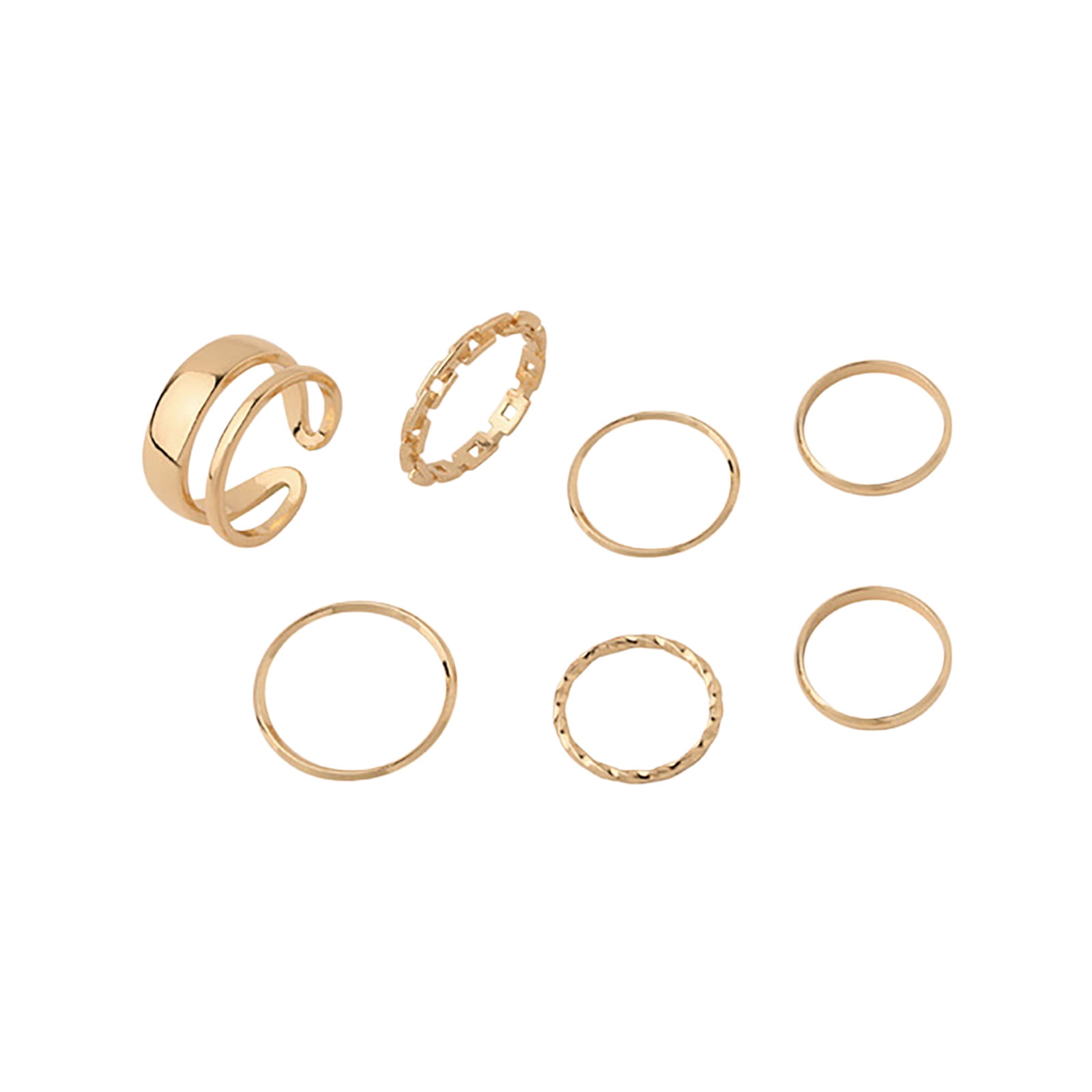 Sphere Ring 7Piece Set Design Ring Female Wild Joint Index Finger Ring ...