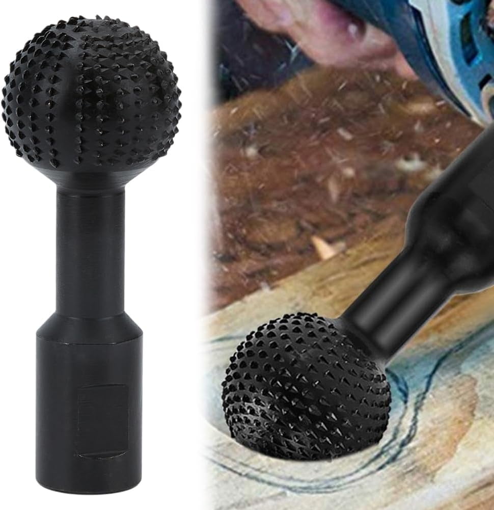 Sphere Rotary Burr with 14M Threads Wood Grinder Ball Gouge for DIY 4 1 ...