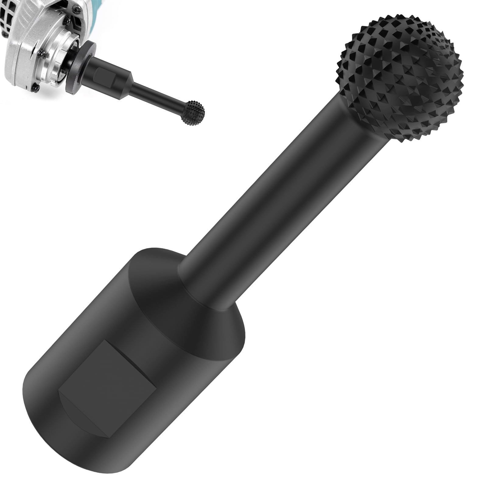 Sphere Rotary Burr Carbon Steel Ball Grinding Head with M14 Thread Wood ...