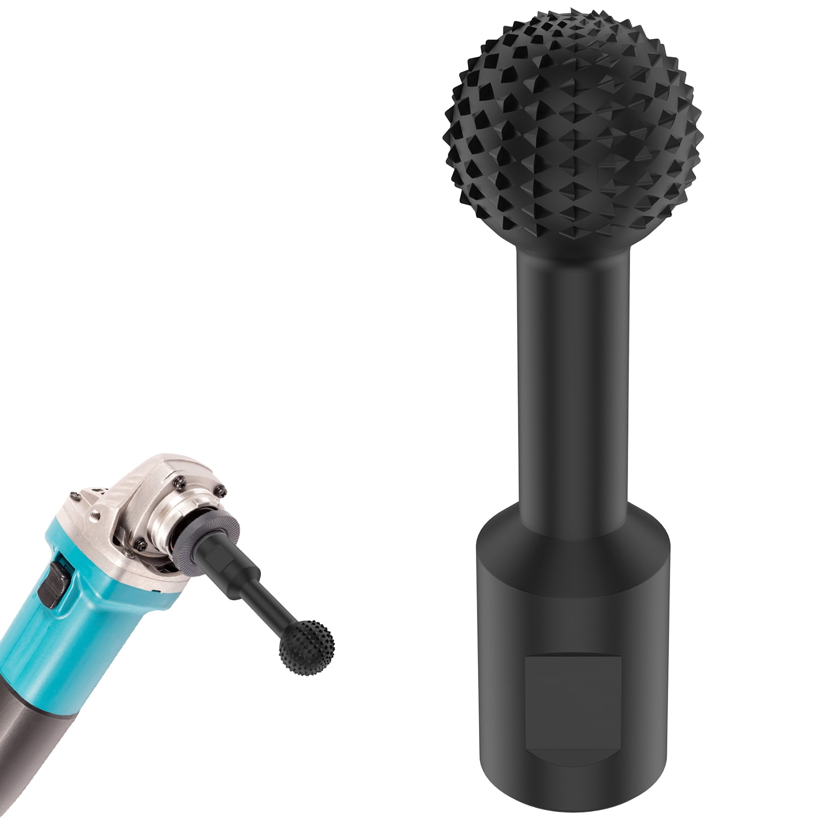 Sphere Rotary Burr Carbon Steel Ball Grinding Head with M14 Thread Wood ...