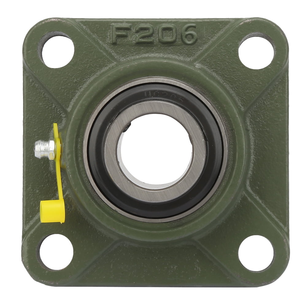 Spherical Bearing Square - 4 Bolt Mounted Insert Bearing UCF206 with ...