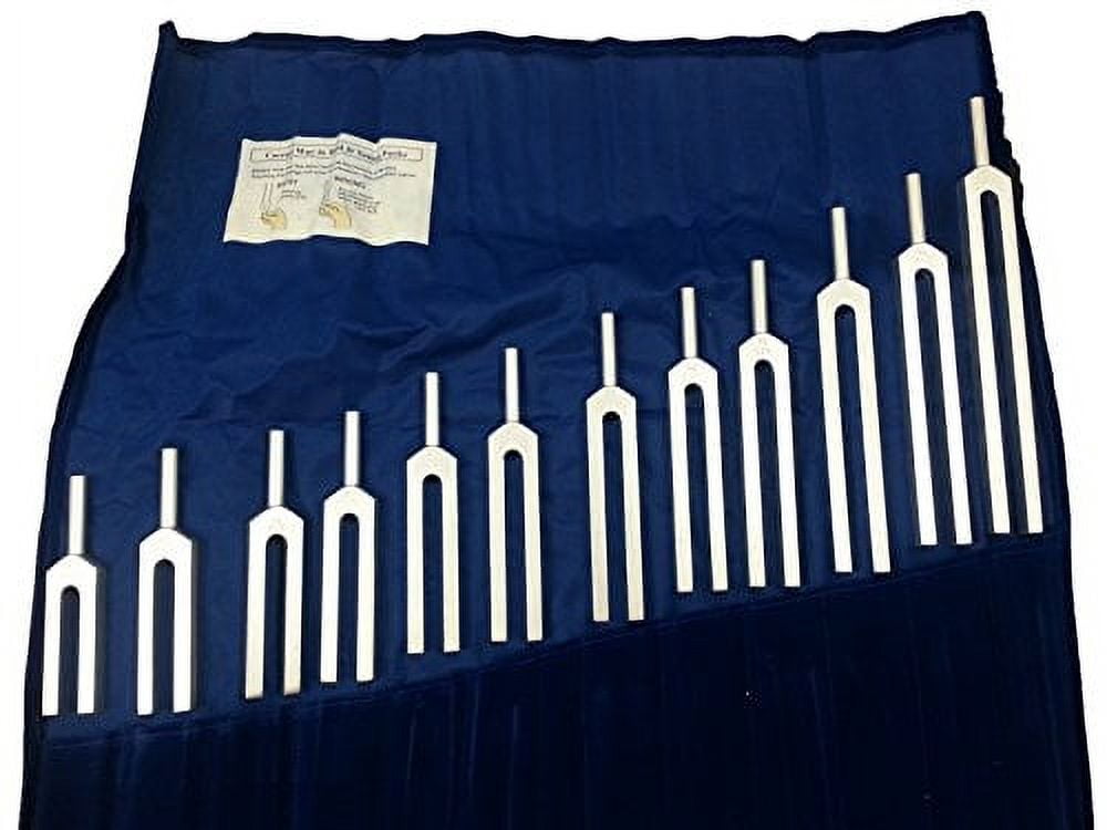 Spherot 12 Piece Tuning Fork Set Tree Of Life Kabbalah - Walmart.com