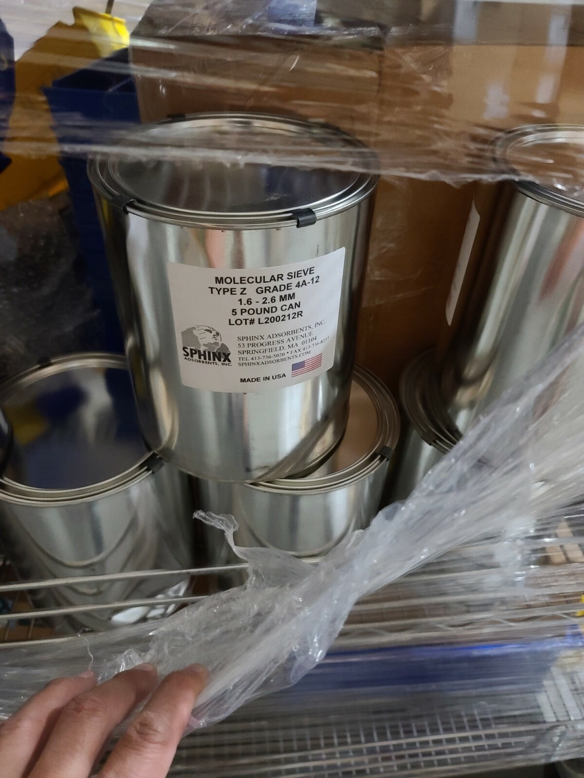 Sphinx Adsorbents Type Z Zeolite X Molecular Sieve Desiccant Type 4A-12 ...