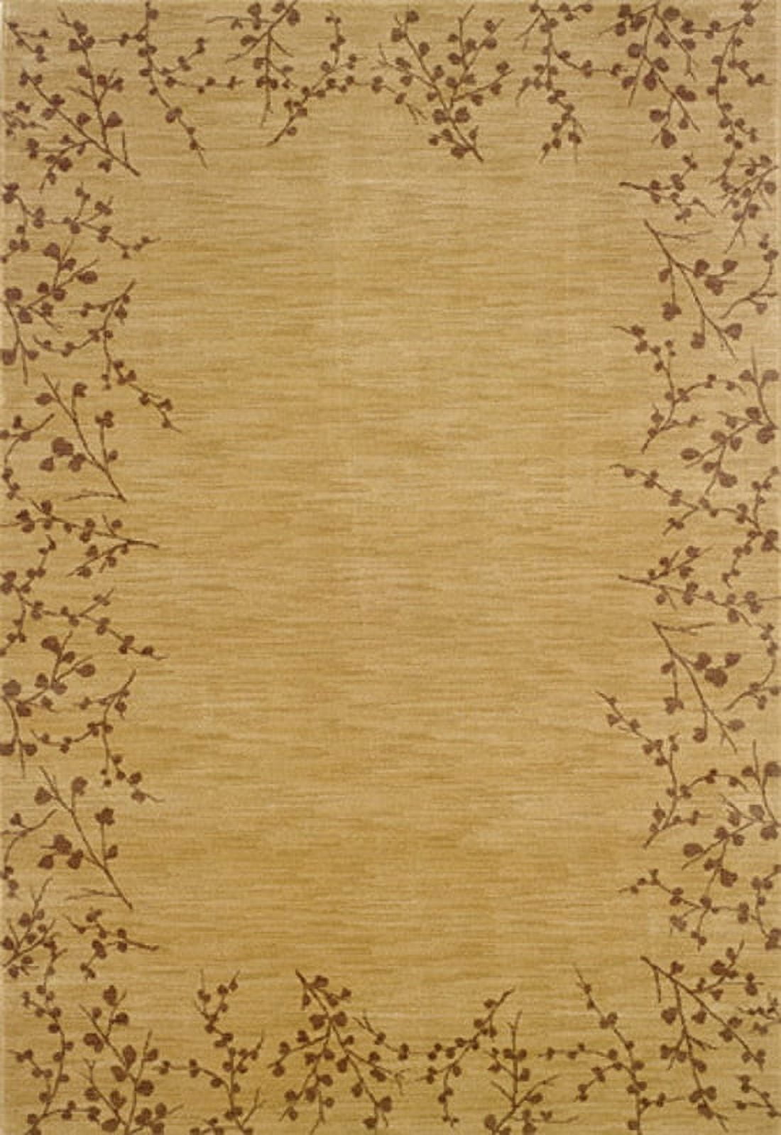 Sphinx Allure Area Rug 004F1 Beige Leaves Buds 1' 11" x 3' 3" Rectangle ...