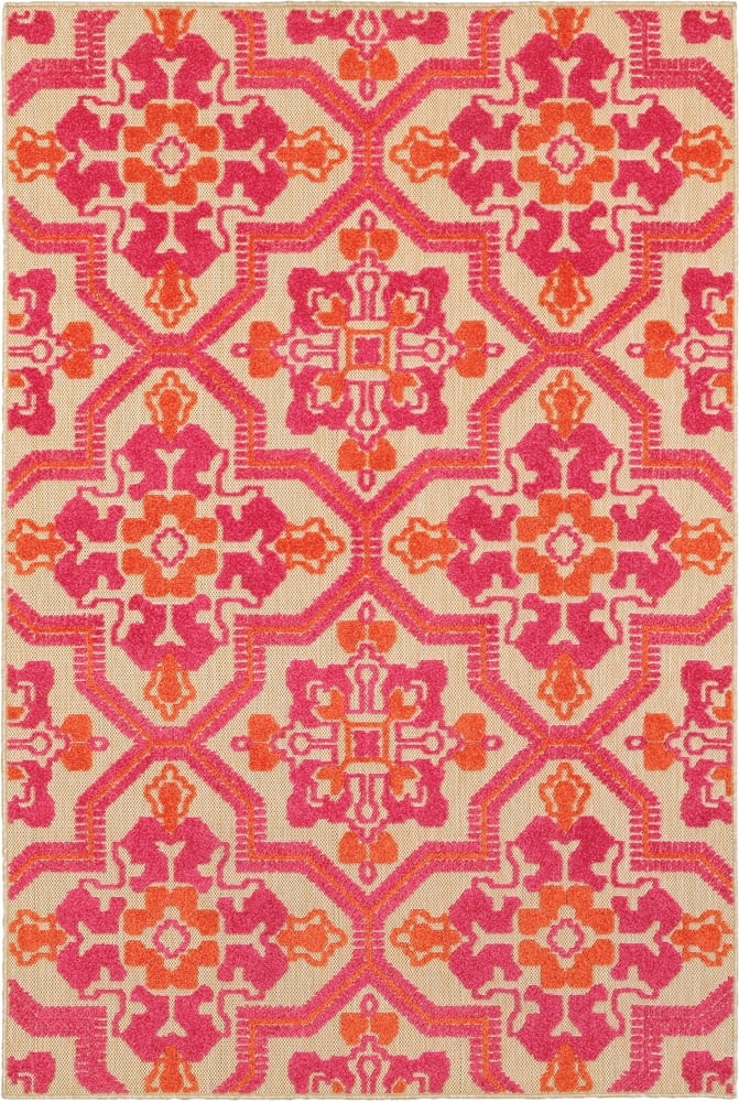 Oriental Weavers Cayman Area Rug 2541V Sand Corners Curves 2' 3" x 7' 6 ...