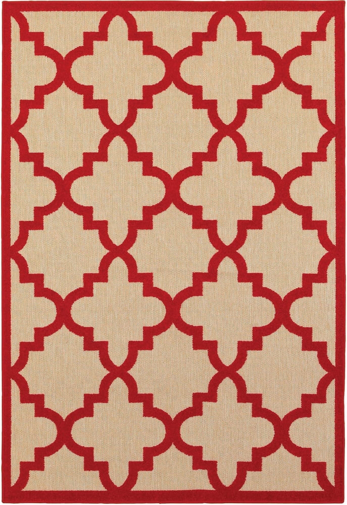 Oriental Weavers Cayman Area Rug 660R9 Sand Angled Curved 3' 10" x 5' 5 ...