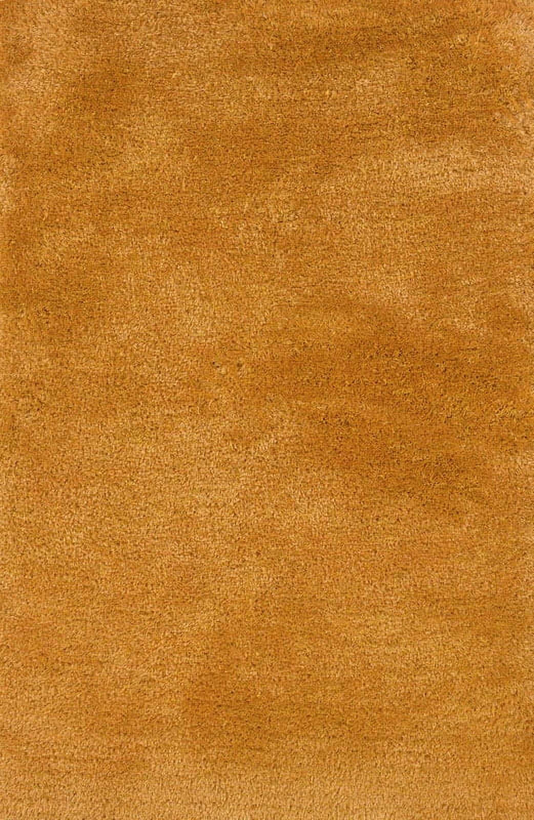 Sphinx Cosmo Shag Shag Area Rug 81107 Gold Solid Shag 5' x 7' Rectangle ...