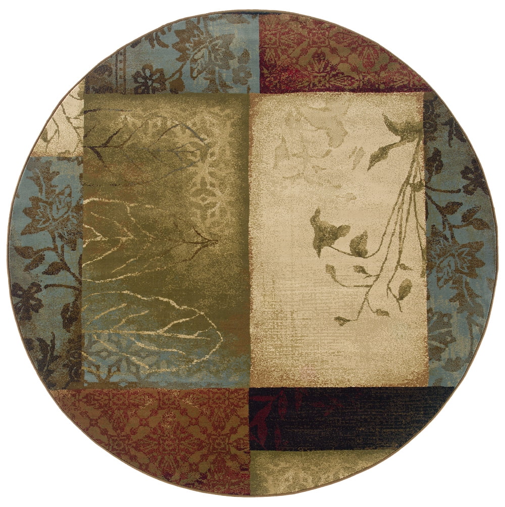 Sphinx Hudson Area Rug 040A1 Casual Beige Geometric Squares 7' 8" x 7 ...