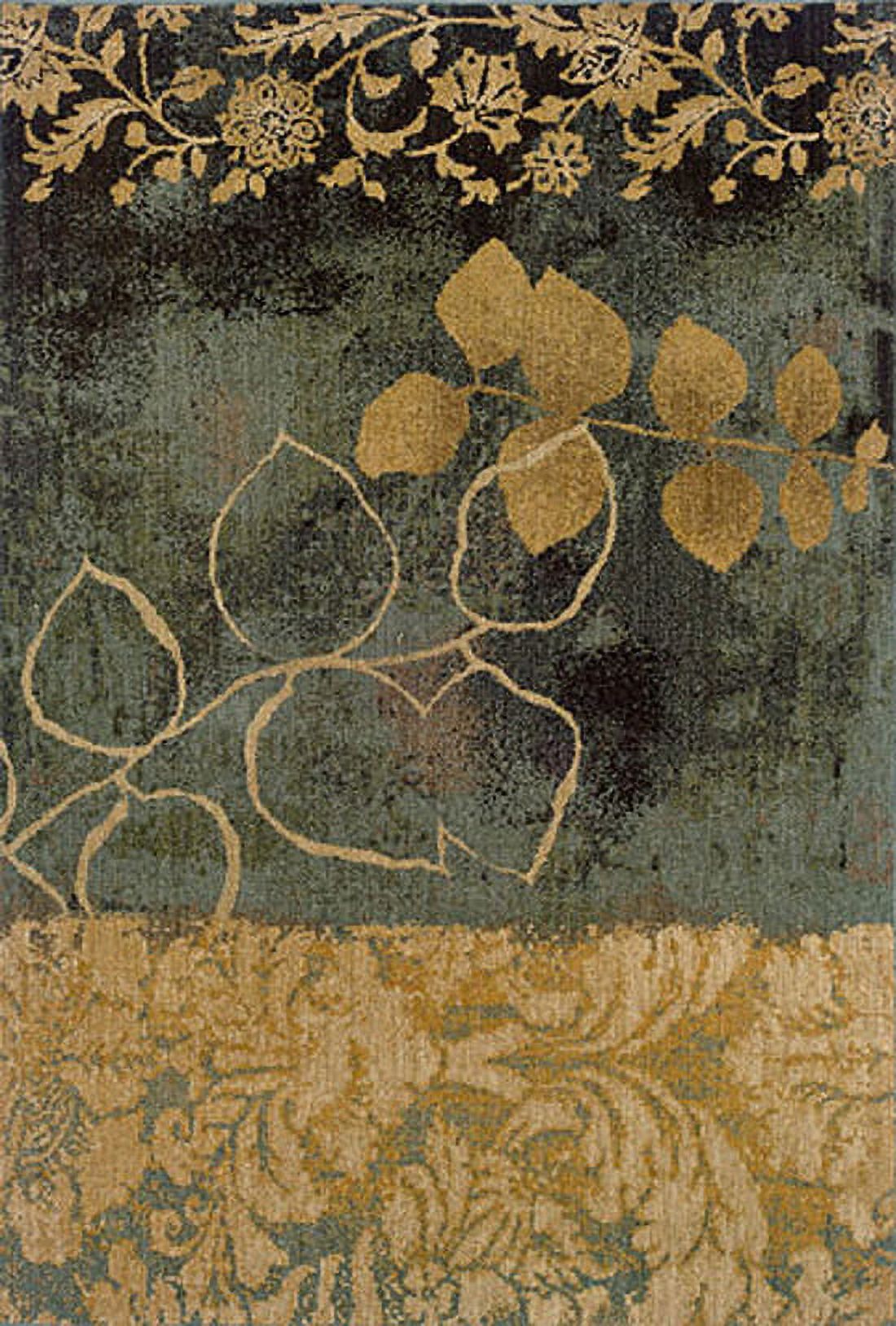 Sphinx Infinity Area Rug 1133B Beige Leaves Vines 9' 10" x 12' 9 ...