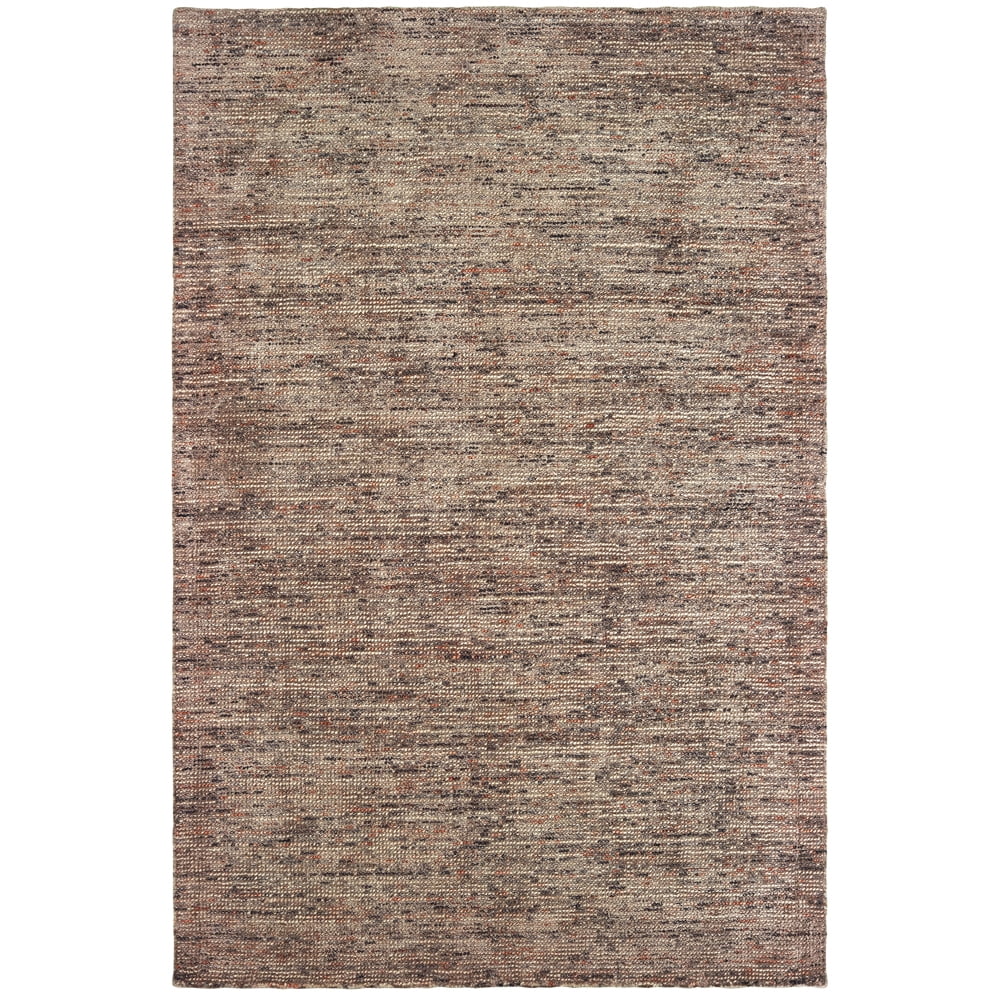 Oriental weavers Lucent Area Rug 45907 Taupe Single-Color Rows 6' x 9 ...