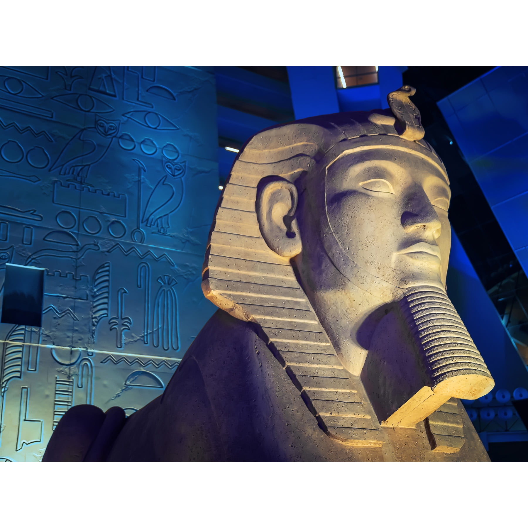 Sphinx Statue Ancient Egypt Photo Hieroglyph Extra Large XL Wall Art Poster Print - Walmart.com