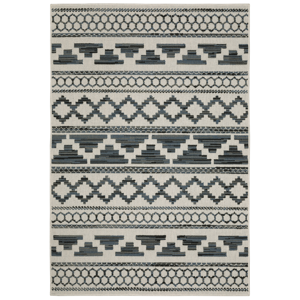 Sphinx Torrey Area Rug 005Y1 Beige Angled Jagged 5' 3" x 7' 3 ...