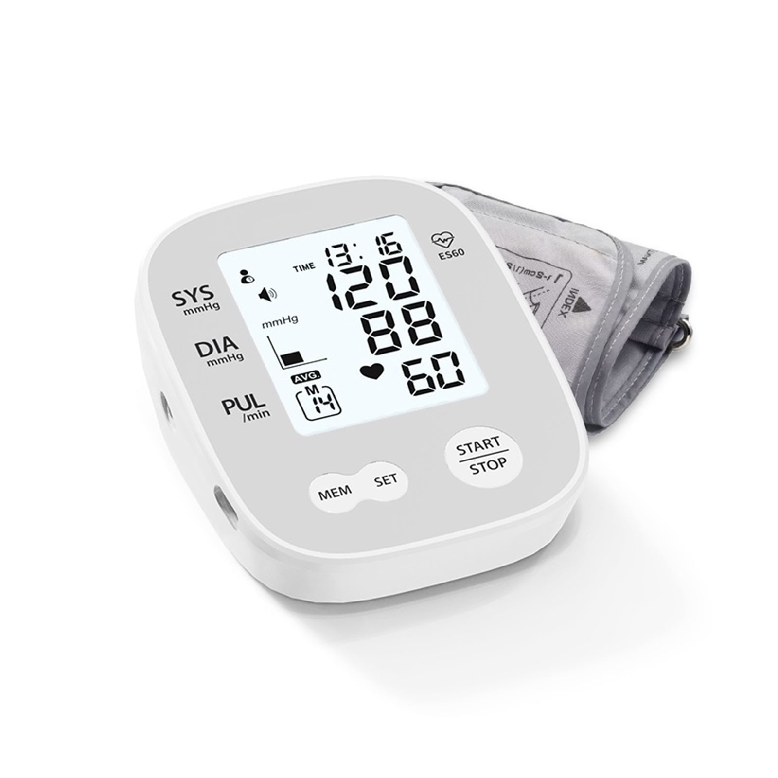 Sphygmomanometer Plastic Upper Arm BP Machines Electric Tensiometer ...