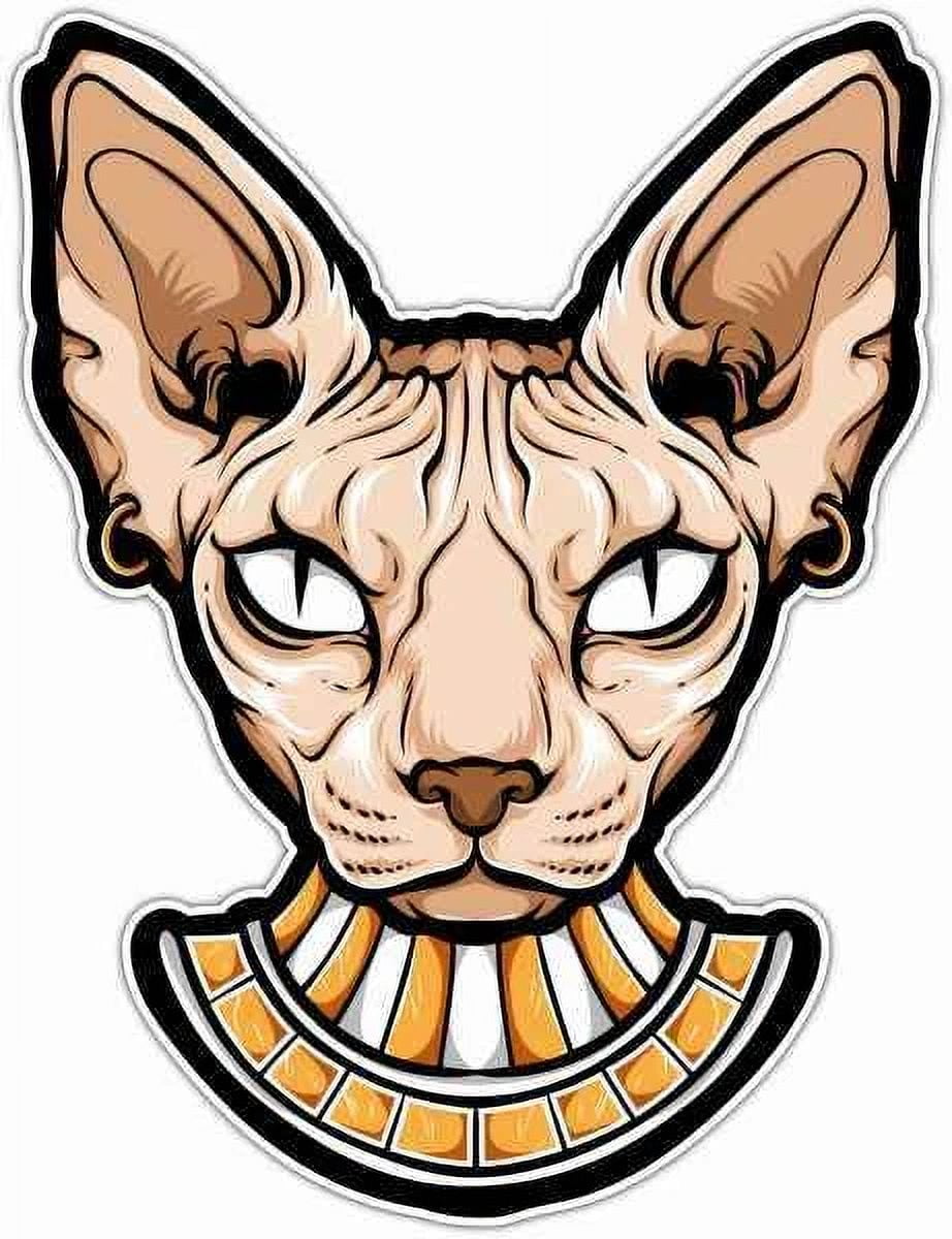 Sphynx Cat Anubis God Egyptian Mythology Car Stickerphone Decal Water ...