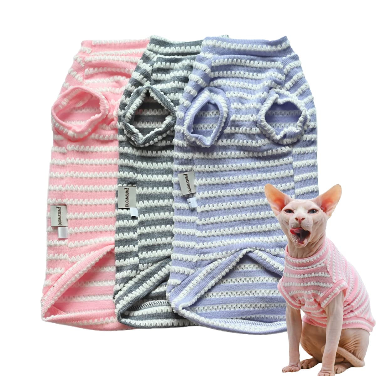 Sphynx Cat Clothes Hairless Cat Clothes Cat Summer Pure Cotton Skin ...