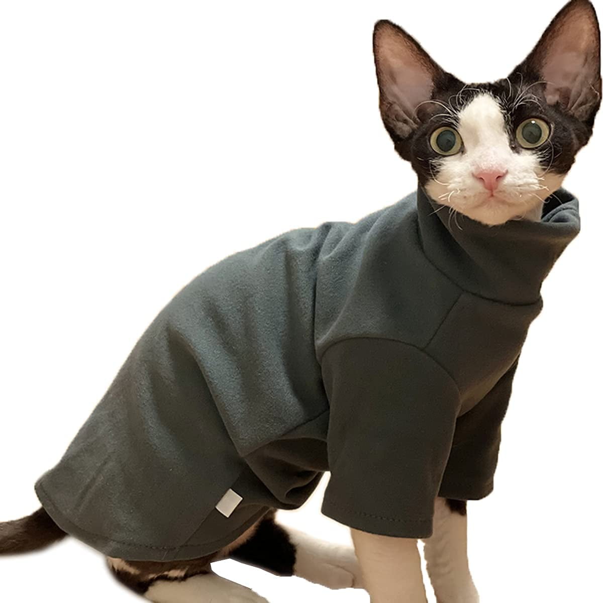 Sphynx Cat Clothes Self-Heating Warm Thermal Underwear Hairless Cat ...