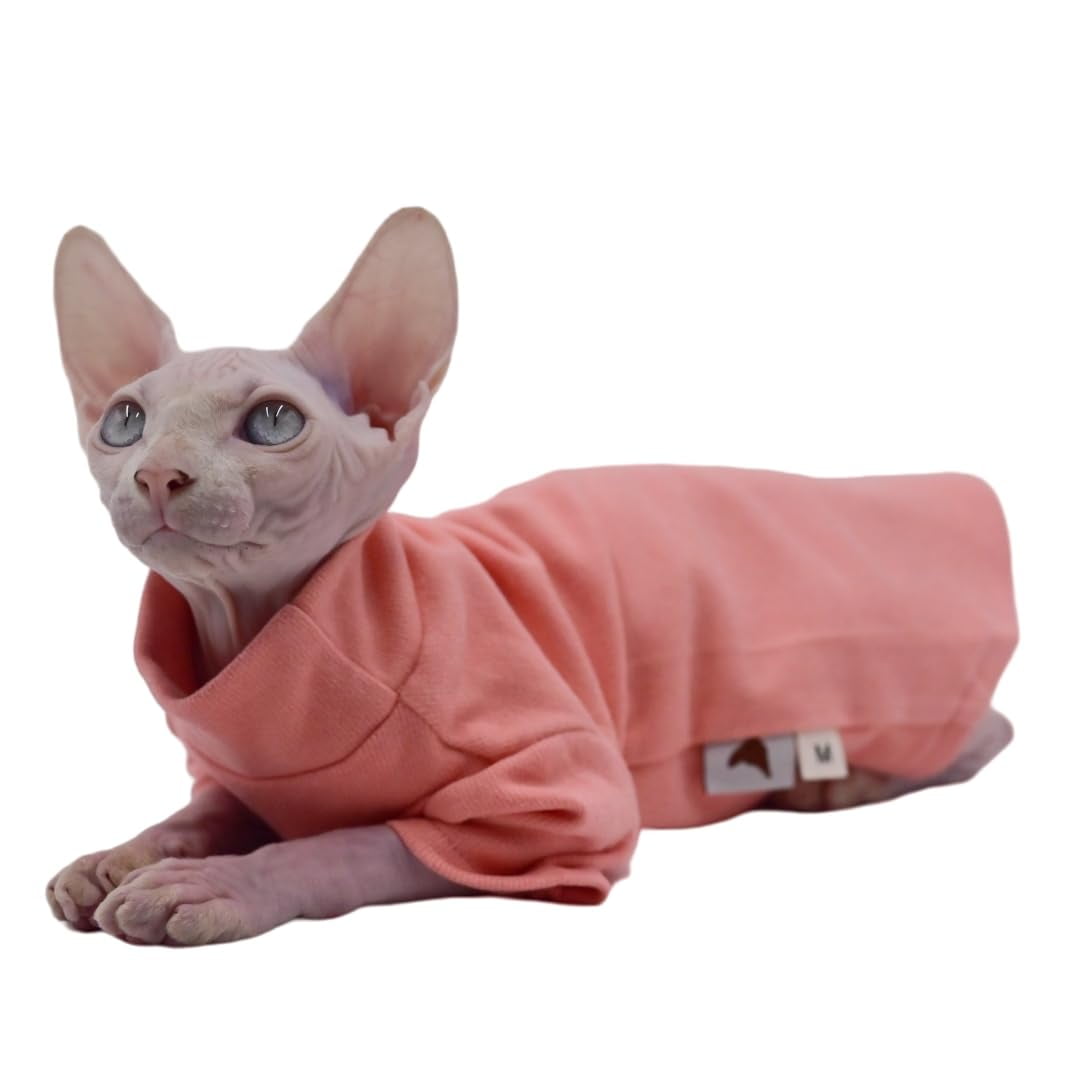 Sphynx Cat Clothes Warm Comfort Stretch Hairless Cat Clothes for Devon ...