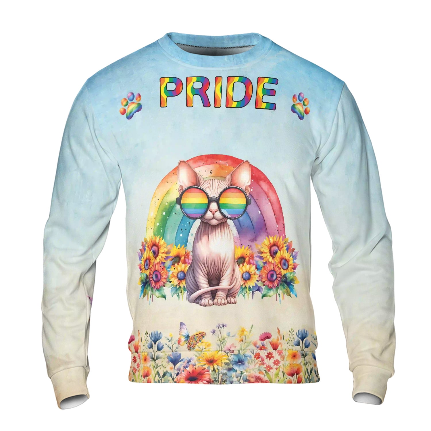Sphynx Celebrates Rainbow Pride Month LGBT LGBTQ+ All Over Print 3D ...