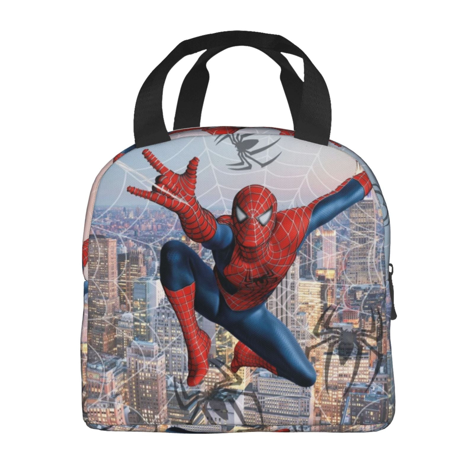 Spi_Der_Man Lunch Bag Reusable Insulated Tote Bag Lunchbox Container ...