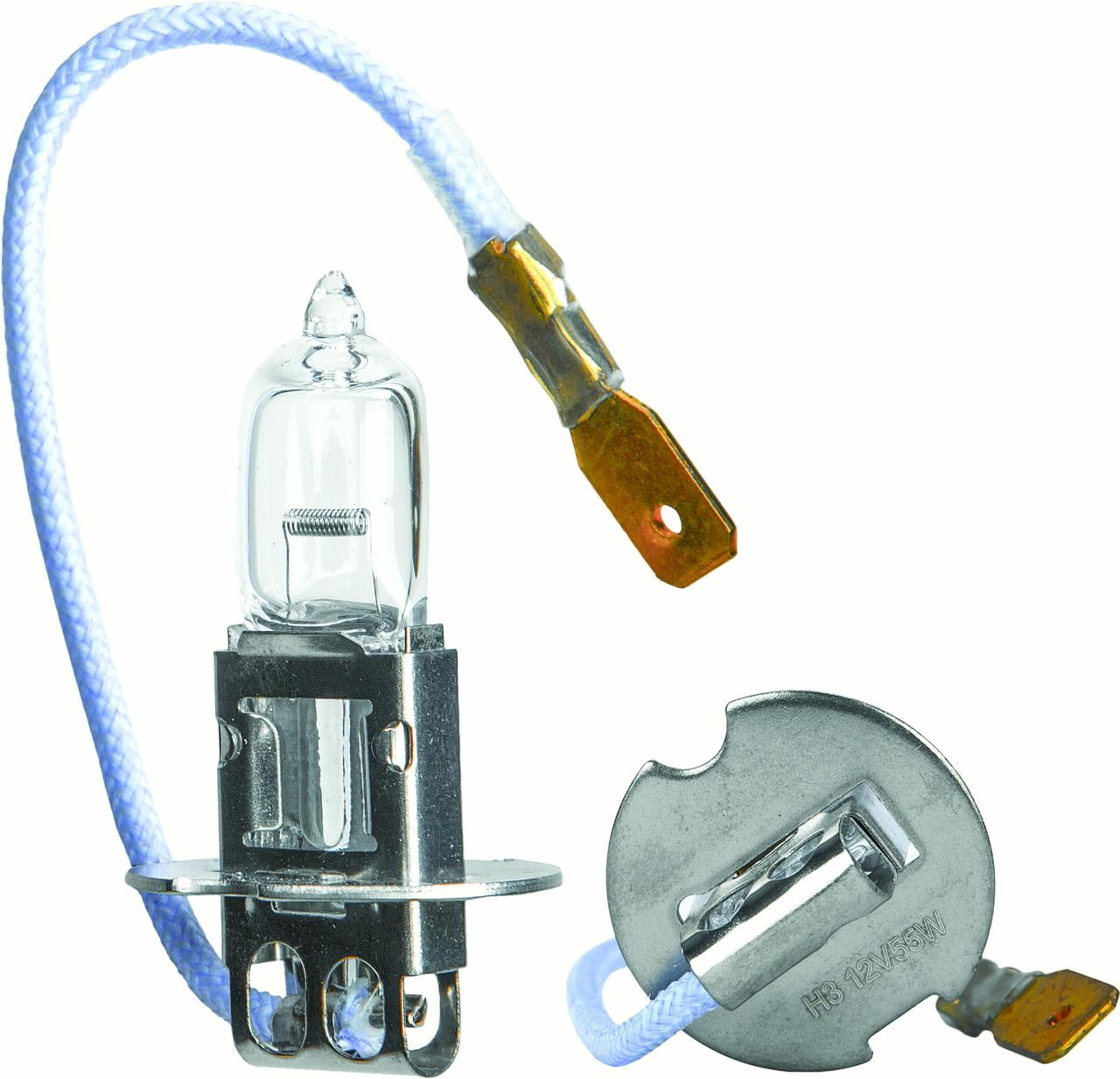 Spi-Sport Part SU-01005 Quartz Halogen Bulbs - H3 White - 55W - Walmart.com