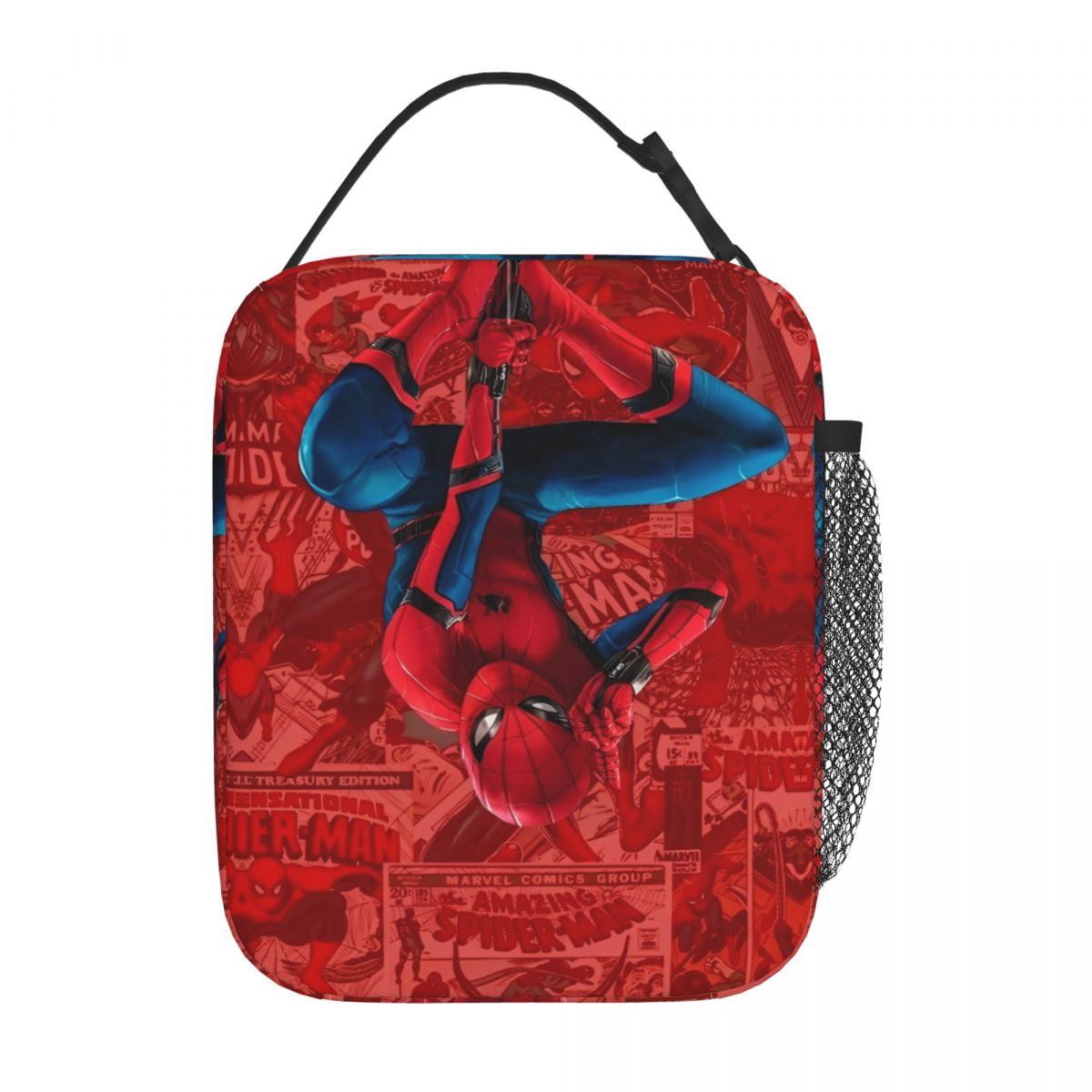 Spi-der Man Insulated Lunch Bag Food Container Portable Cooler Thermal ...