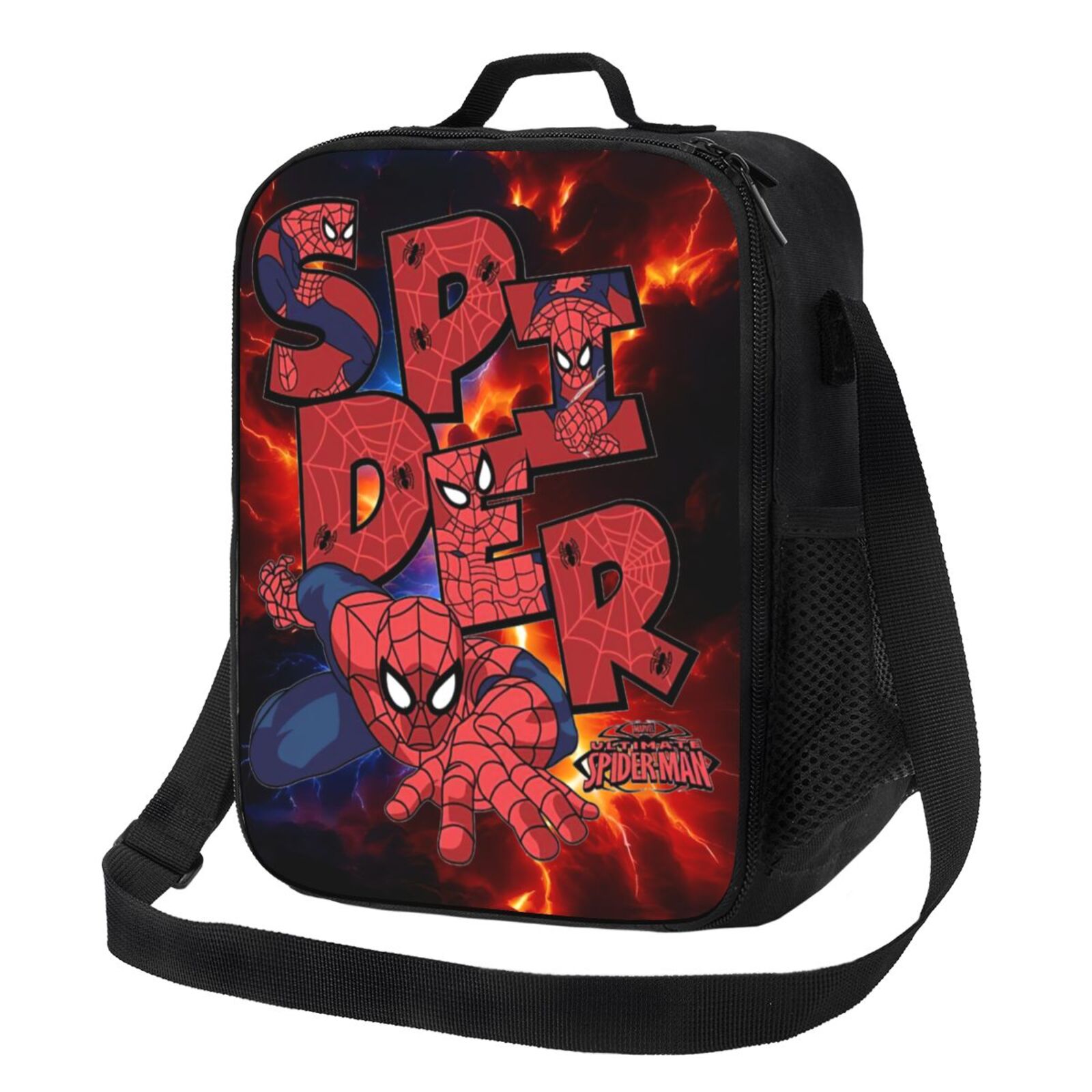 Spi-der Man Lunch Bag Handheld Lunch Box Lightweight & Compact Design ...