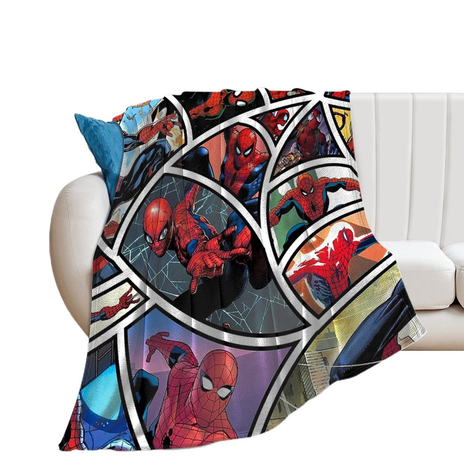 Spi-derm-an Throw Blanket Flannel Anime for Girls Boys Men Women Spi ...