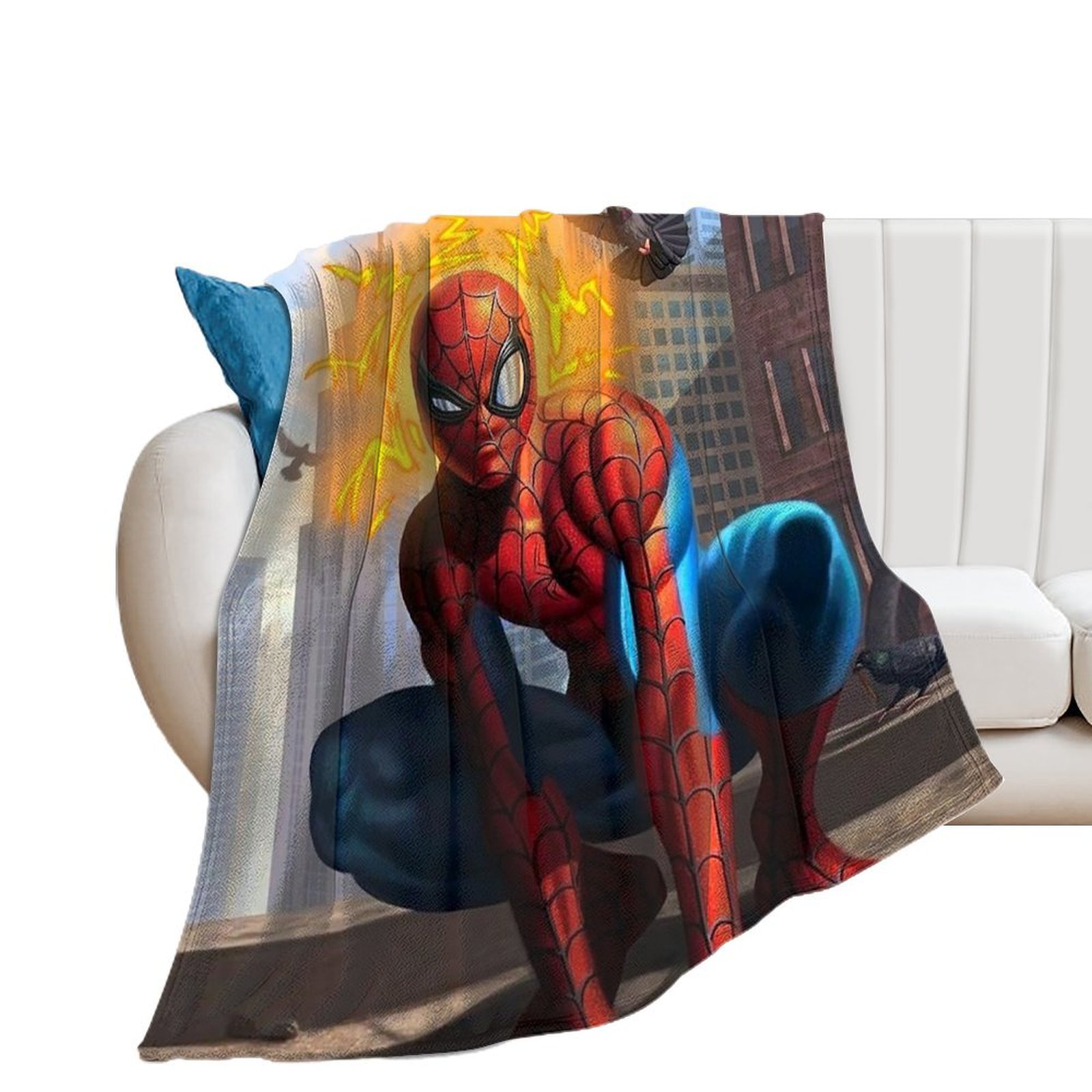 Spi-derm-an Throw Blanket Flannel Anime for Girls Boys Men Women Spi ...