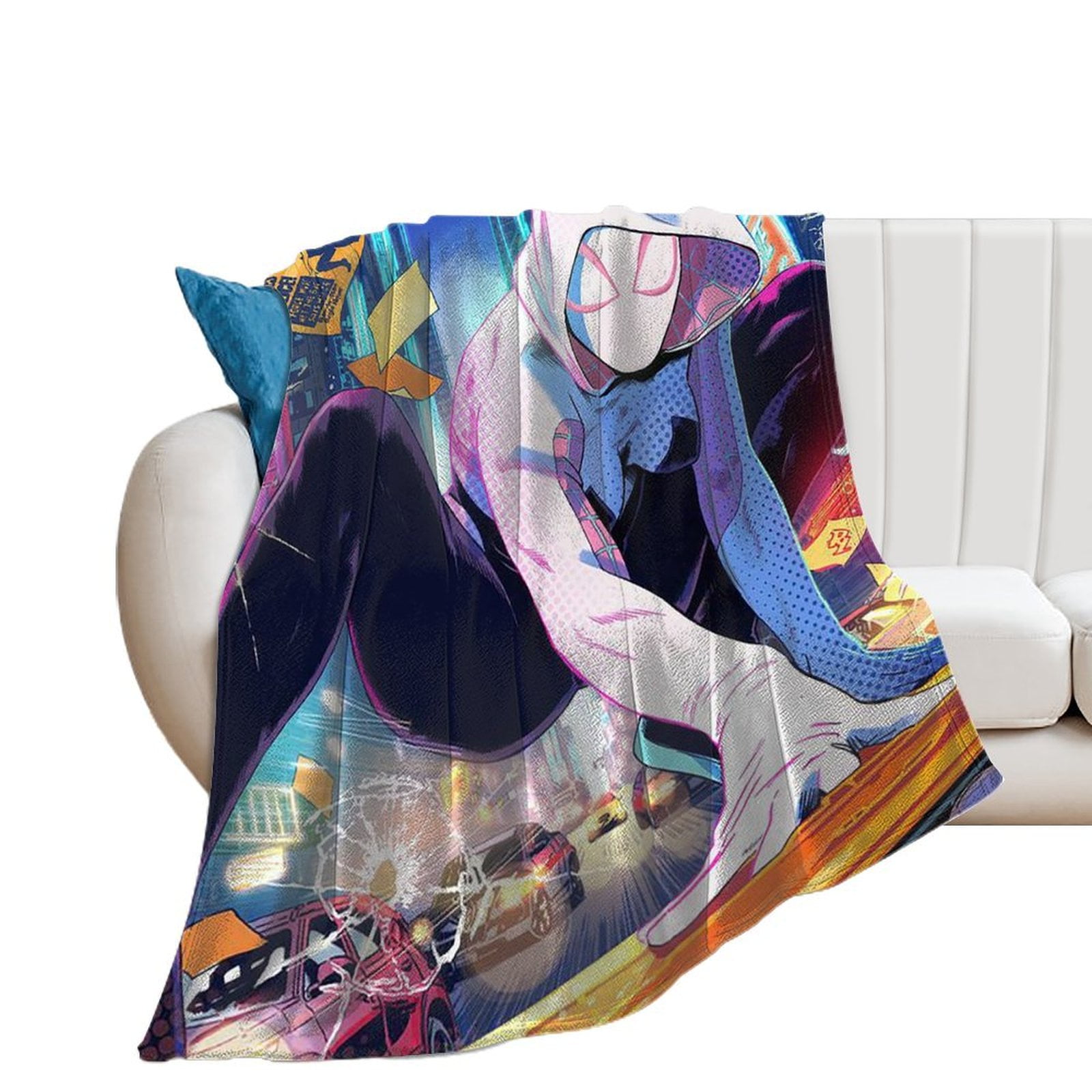 Spi-derm-an Throw Blanket Flannel Anime for Girls Boys Men Women Spi ...