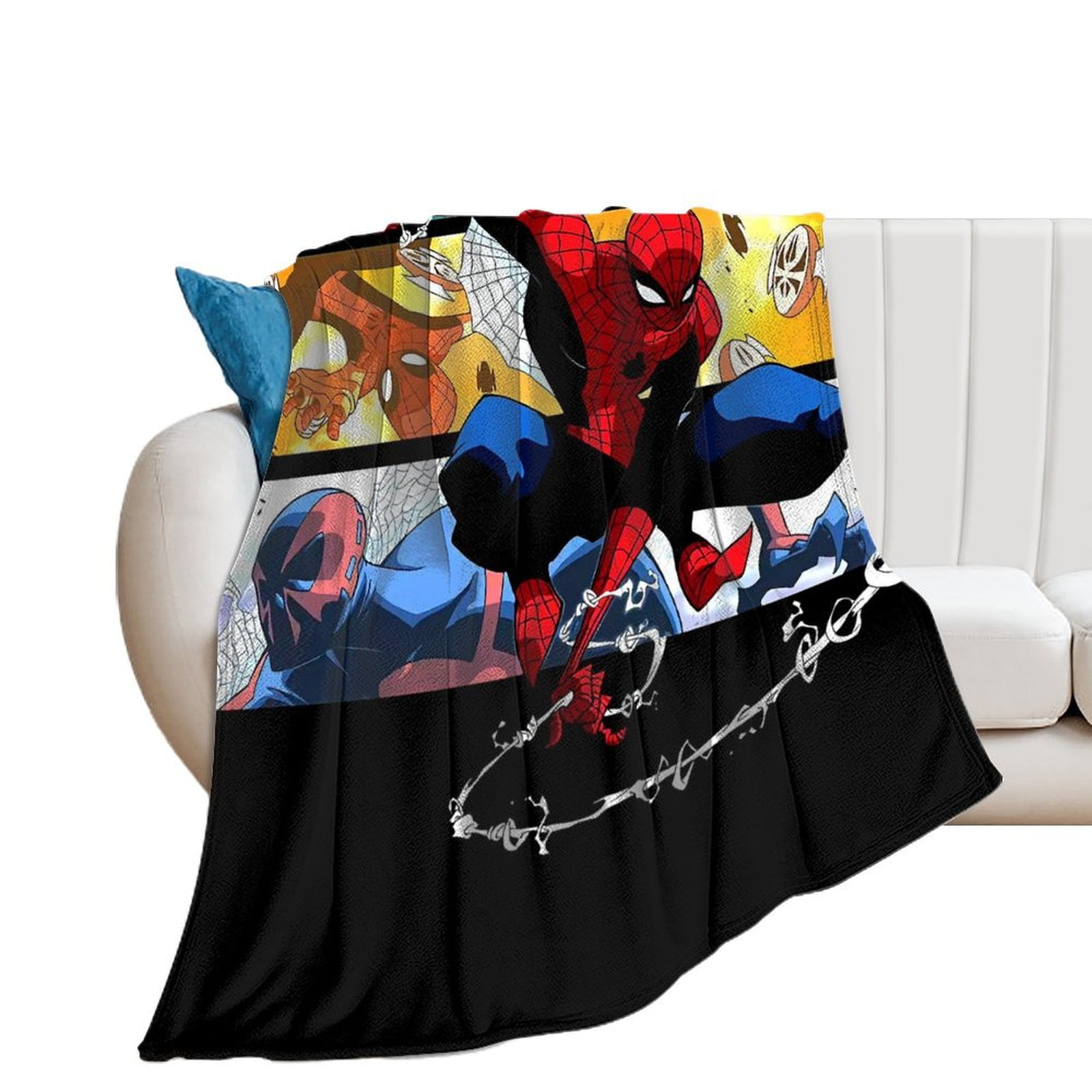 Spi-derm-an Throw Blanket Flannel Anime for Girls Boys Men Women Spi ...