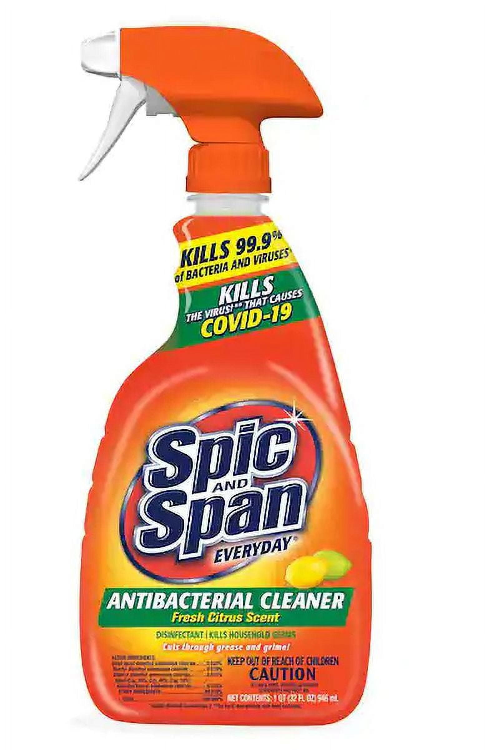 Spic & Span Multi-Purpose Antibacterial Cleaning Spray, 32 oz Fresh ...