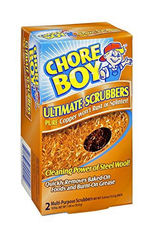 Chore Boy Ultimate Copper Scrubber, 0.44 oz, 2 Ct (3 Pack) (Bundle ...