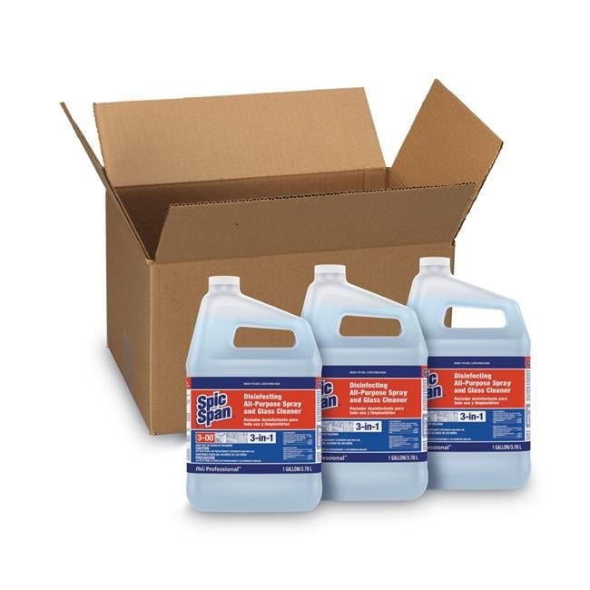 Spic & Span 1 gal Disinfecting All-Purpose Spray & Glass Cleaner - Pack of 3 - Walmart.com