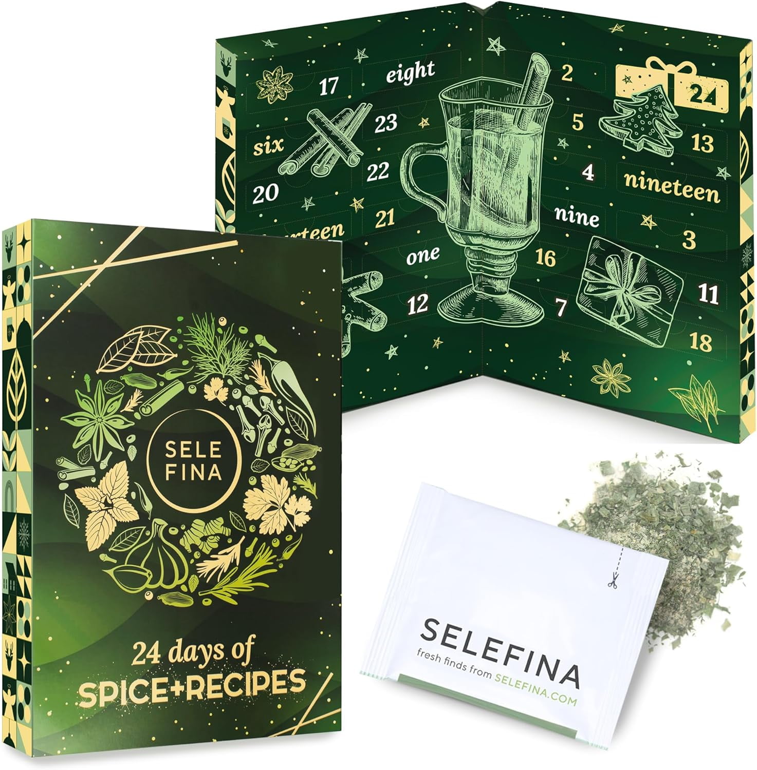 Spice Advent Calendar - Christmas Countdown with Sample-Size Spices ...