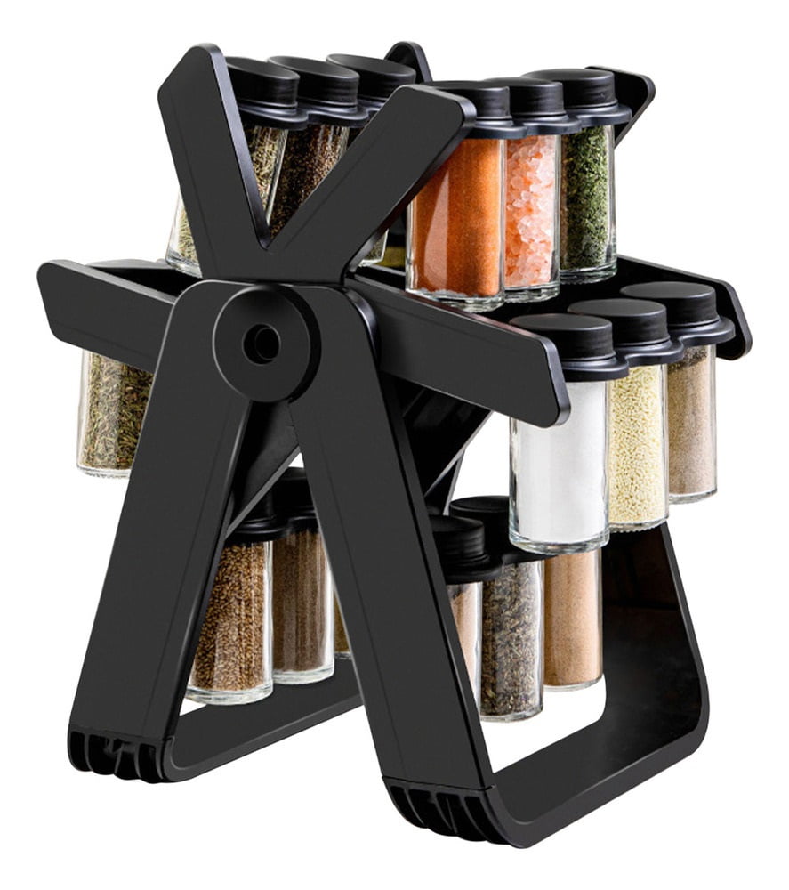 Spice Bottle Rotating Spice Rack 18 Units - Walmart.com