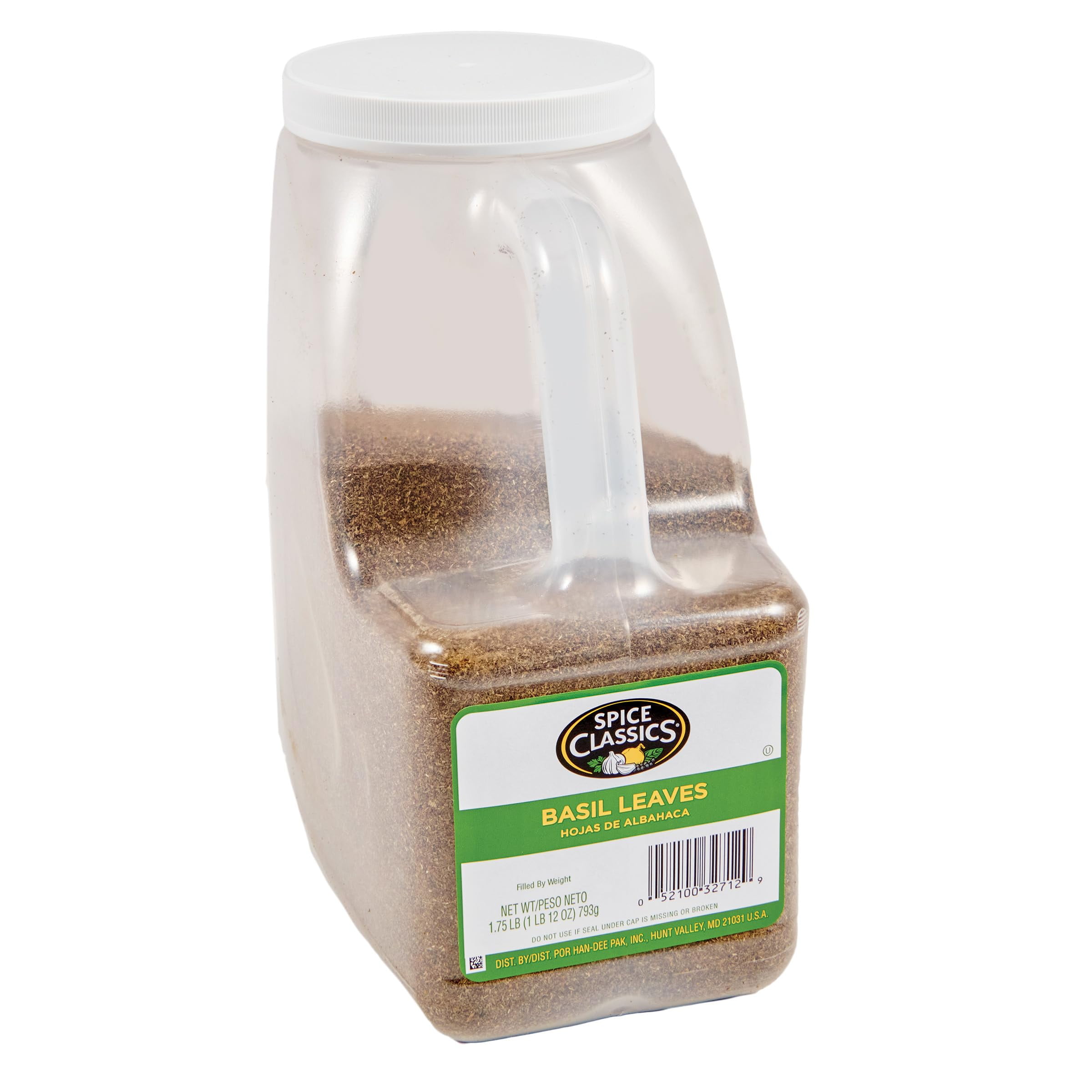 Spice Classics Dried Basil BCF26 Leaves, 1.75 lb - One 1.75 Pound ...